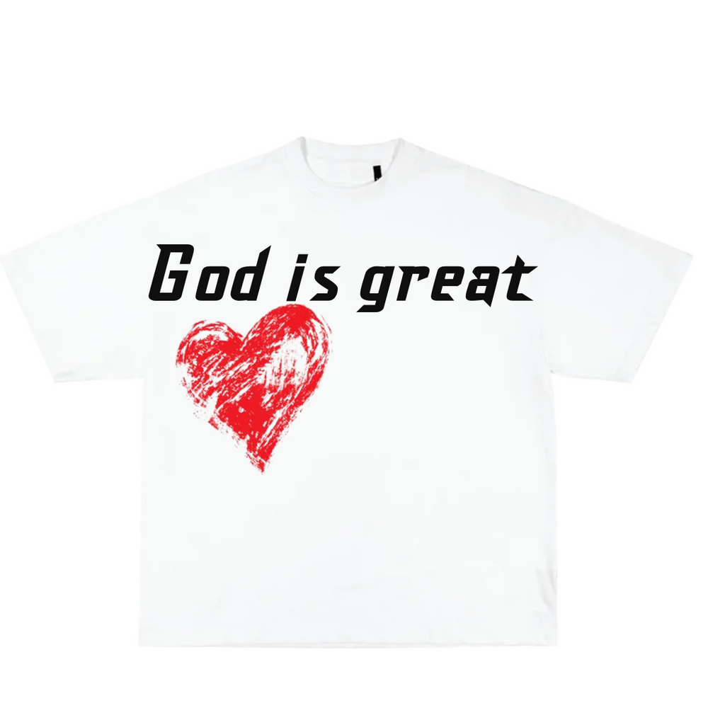 GOD IS GREAT WHITE TEE – N0TREAL